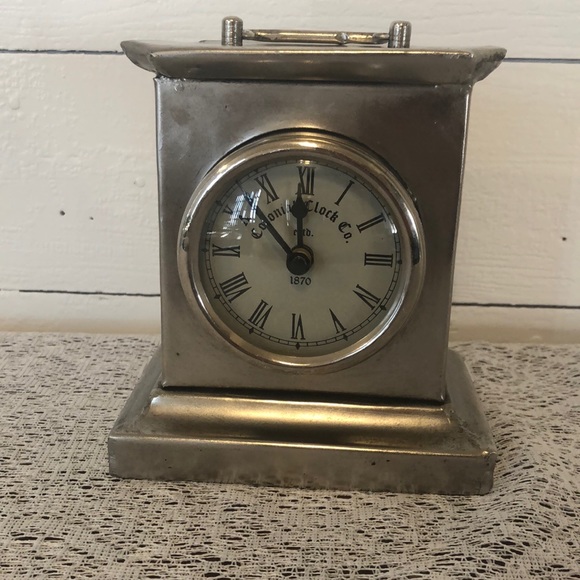 Accents | Vintage Colonial Clock Company Factory 187 Metal Clock 55x6 ...